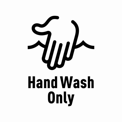 Hand Wash Only Logo Autowäsche Logo Inspiration Schaum Schwamm