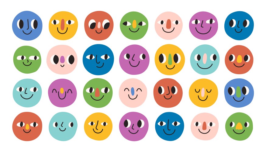 Smiling Face Line Drawing Vector Images (over 18,000)