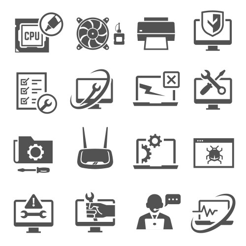 Pc Repair Icon Vector Images (over 7,300)