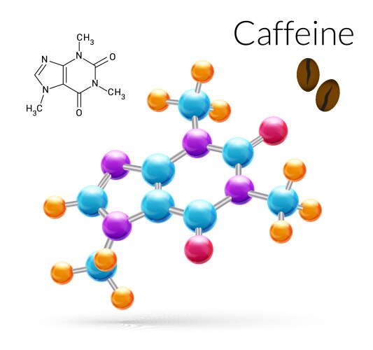 Caffeine Molecule Vector Images (over 220)