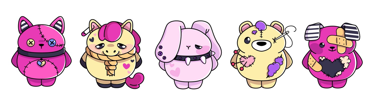 Plushies Vector Images & Graphics for Commercial Use | VectorStock