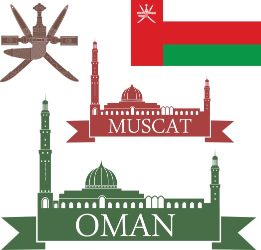Oman Royalty Free Vector Image - VectorStock