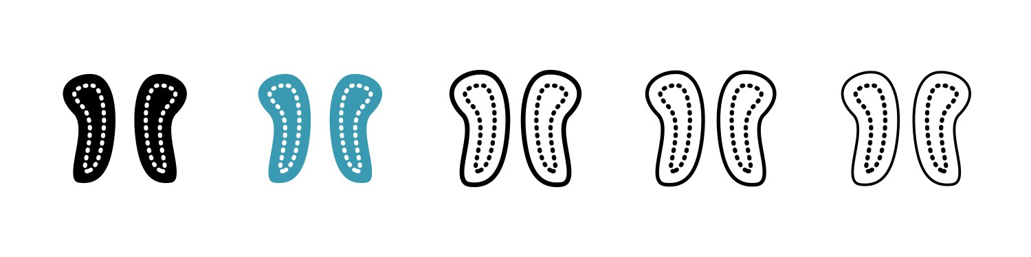 Soles icon Royalty Free Vector Image - VectorStock