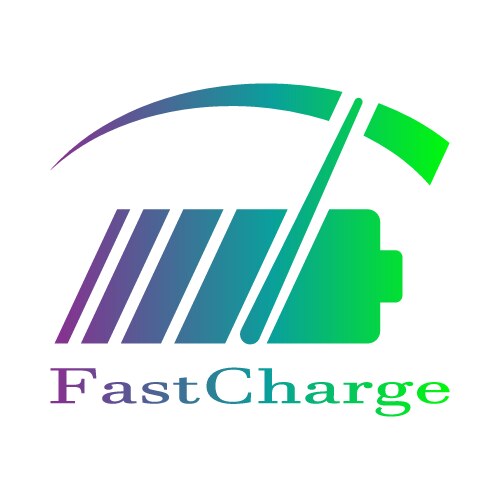 Battery charging icon quick and fast Royalty Free Vector