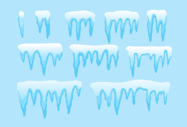 Clouds cartoon character set Royalty Free Vector Image