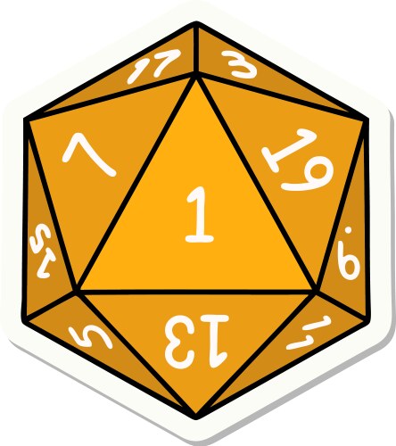 D20 Dice Vector Images (over 8,800)