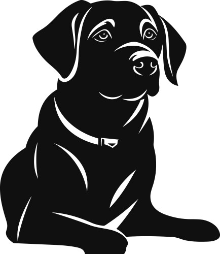 Labrador Head Silhouette Vector Images (over 2,700)