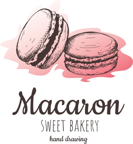 Logo for macaroon Royalty Free Vector Image - VectorStock