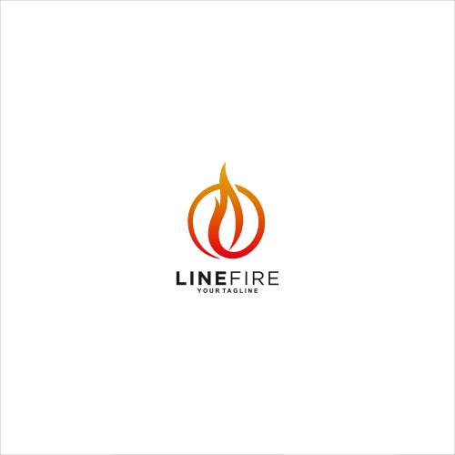 Fire shield logo Royalty Free Vector Image - VectorStock