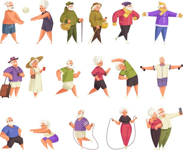 Old People Vector Images (over 120,000)