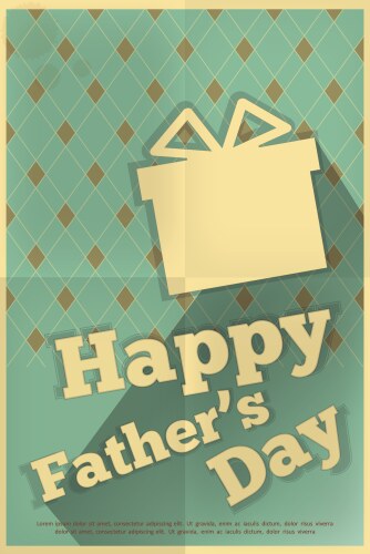 Retro Father's Day Posters Royalty Free Vector Image