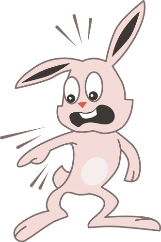 Scared Rabbit Cartoon Vector Images (over 110)