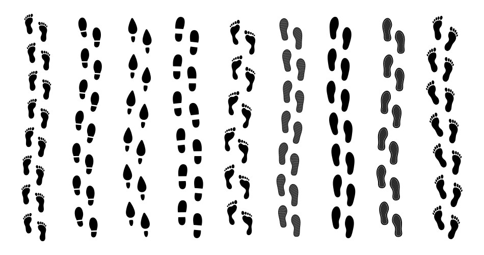 Hiking Footprints Vector Images (over 950)