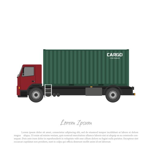 Container Truck Vector Images (over 43,000)