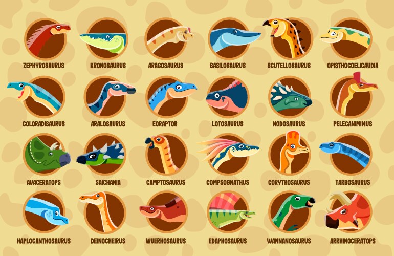Prehistoric dinosaurs infographics chart Vector Image