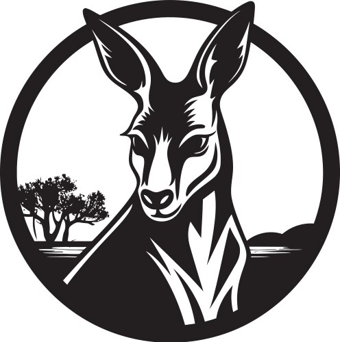 Kangaroo boxing showstopper adventure Royalty Free Vector