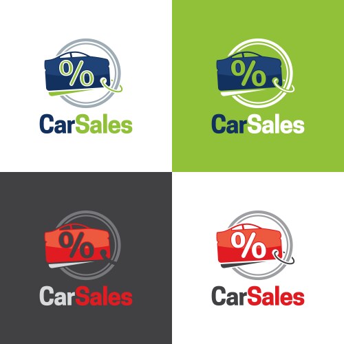 Car icon set-4 Royalty Free Vector Image - VectorStock