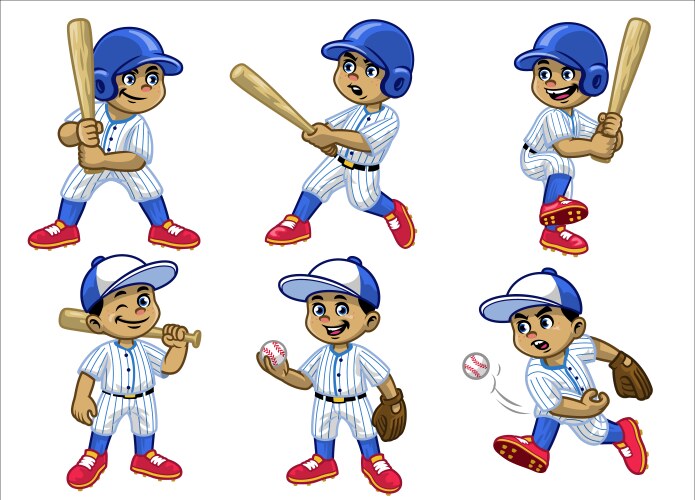 Cartoon Baseball Player Vector Images (over 5,400)