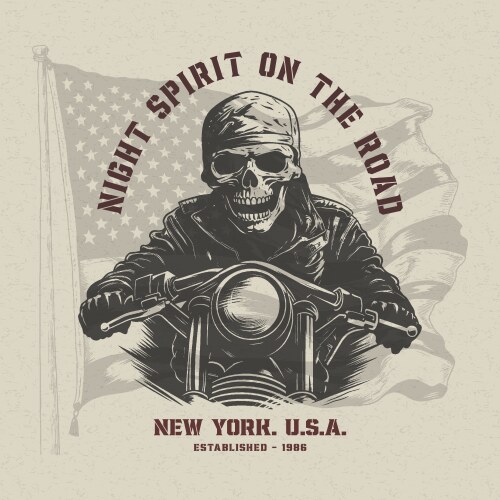 Motorcycle T-Shirt Vector Images (over 8,400)