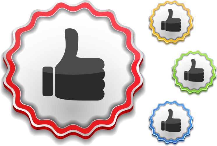 Green thumbs up Vector Images & Graphics for Commercial Use | VectorStock