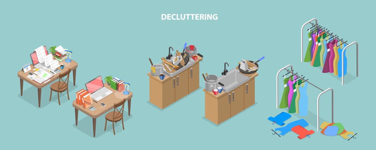 Tidy Untidy Vector Images (over 150)