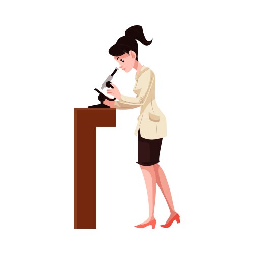 Cartoon Doctor Microscope Vector Images (over 3,500)