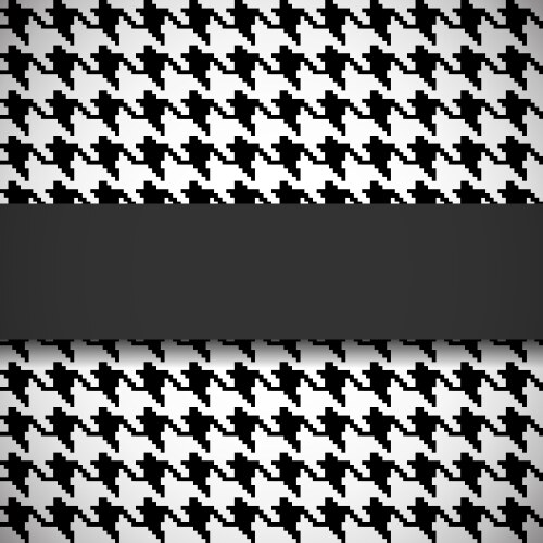 Hounds tooth pattern Royalty Free Vector Image