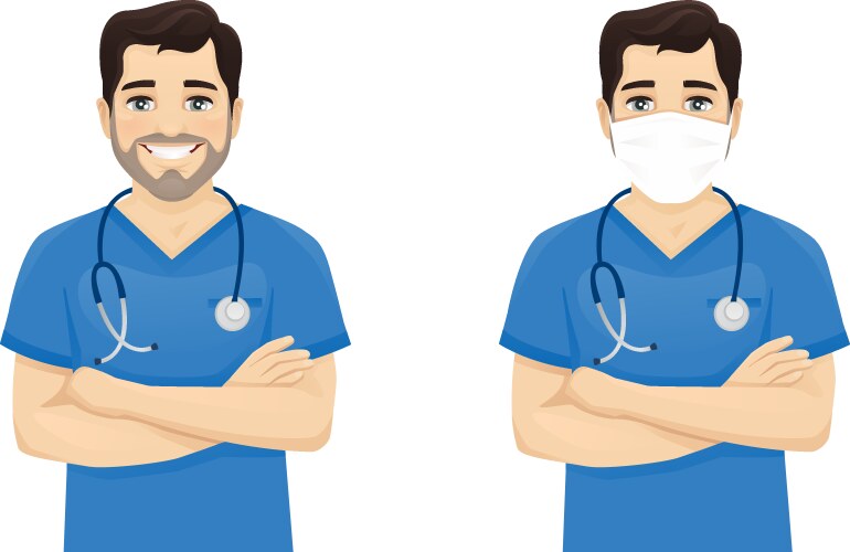 Cartoon Male Nurse Vector Images (over 6,800)