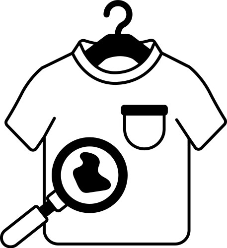 Washing shirt Royalty Free Vector Image - VectorStock