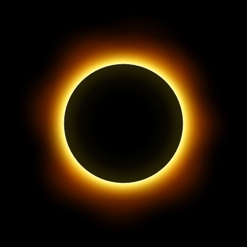Solar eclipse Royalty Free Vector Image - VectorStock