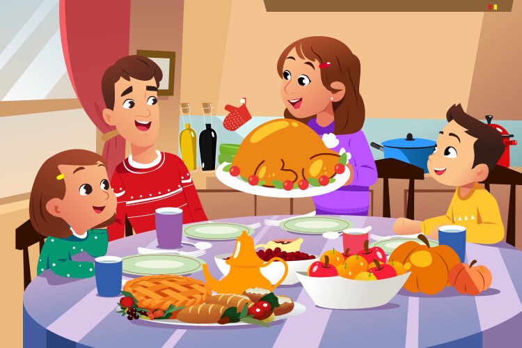 Family Dinner Cartoon Vector Images (over 5,900)