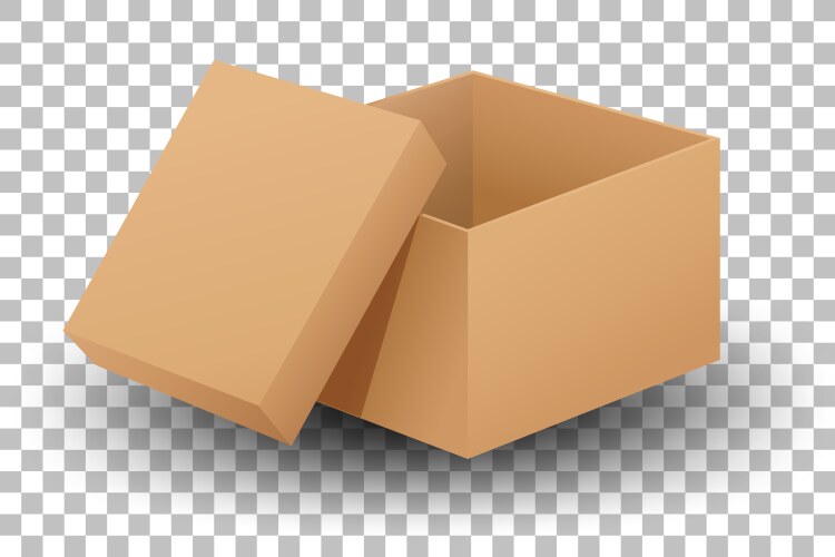 Cardboard box Royalty Free Vector Image - VectorStock