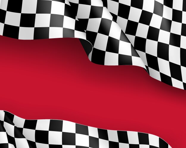 Checkered flag background Royalty Free Vector Image