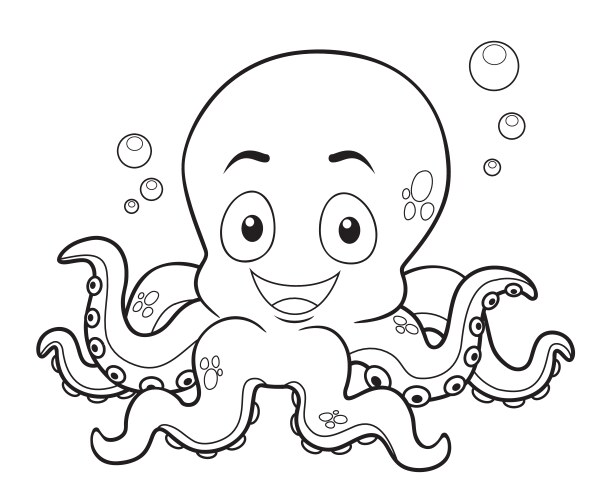 Outline Octopus Vector Images (over 6,300)