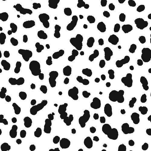 Dalmatian dog seamless pattern Royalty Free Vector Image