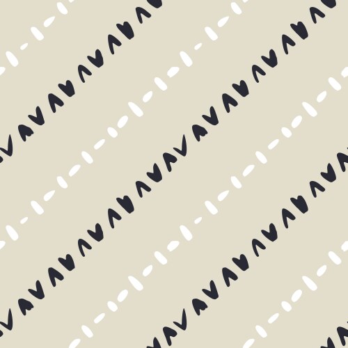 Monochrome blue and beige seamless pattern Vector Image