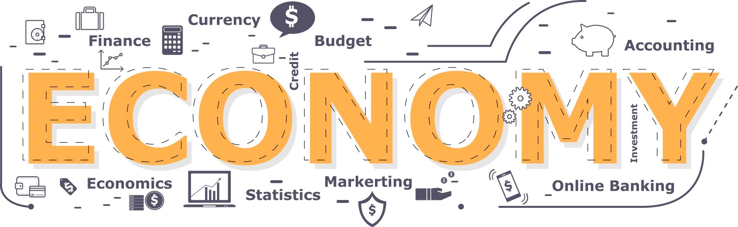 Budget & Finance Word Art Royalty Free Vector Image