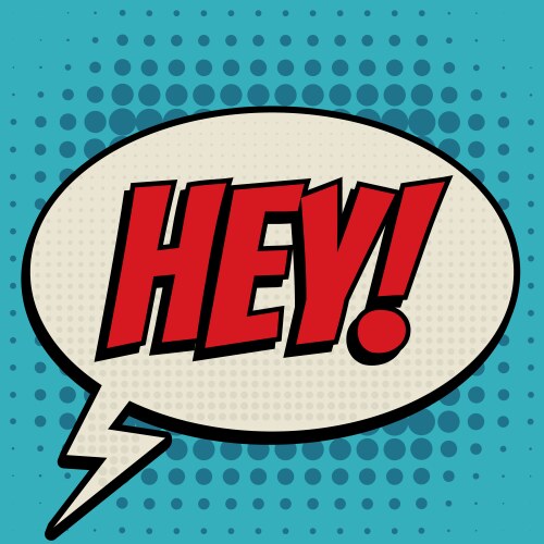 No way comic bubble retro text Royalty Free Vector Image