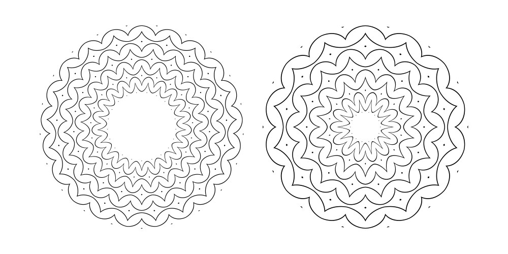 Circular Geometric Patterns Vector Images (over 90,000)