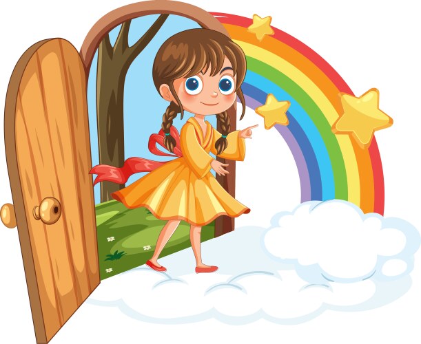 Children Open Door Vector Images (over 280)