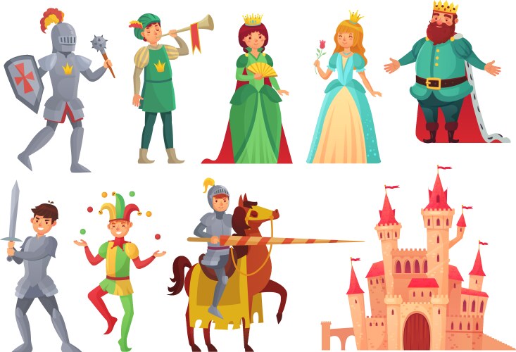 Medieval Characters Vector Images (over 20,000)