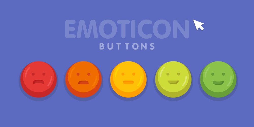 Emoji feedback score rating scale flat line set Vector Image Emoji feedback score rating scale flat line set Vector Image