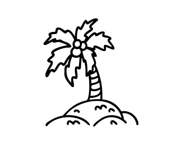 Palm Tree Outline Vector Images (over 16,000)