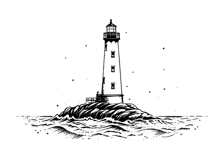 Lighthouse Royalty Free Vector Image - VectorStock