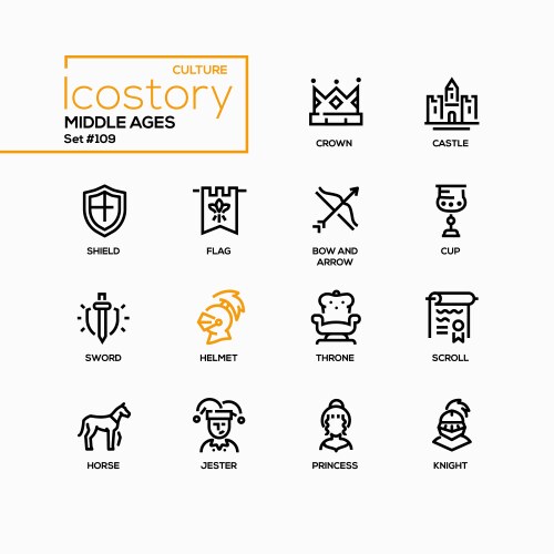 Millennials concept icon age group idea thin line Vector Image