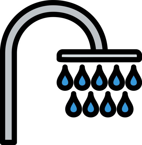 Shower icon cartoon style Royalty Free Vector Image