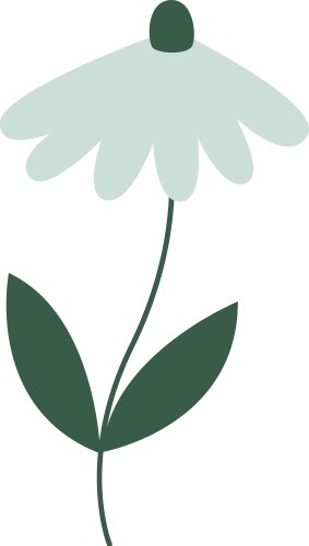 Simple flower icon Royalty Free Vector Image - VectorStock