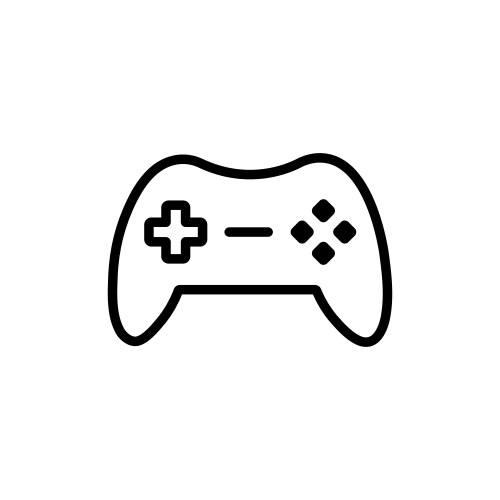 Gamepad icon set Royalty Free Vector Image - VectorStock