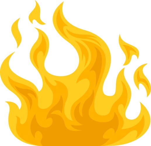 No fire symbol Royalty Free Vector Image - VectorStock
