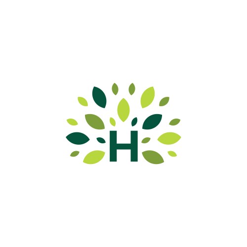 Colorful tree family logo Royalty Free Vector Image